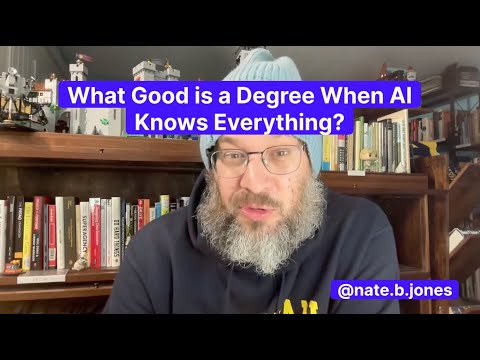 What Good is a Degree When AI Knows Everything? What A Post-Knowledge AI Economy Looks Like