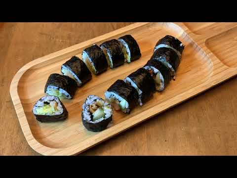 Teriyaki Chicken and Garlic Shrimp Sushi