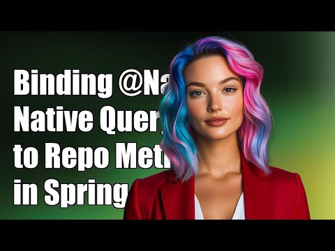 Binding @NamedNativeQuery to Repository Methods in Spring Data JPA