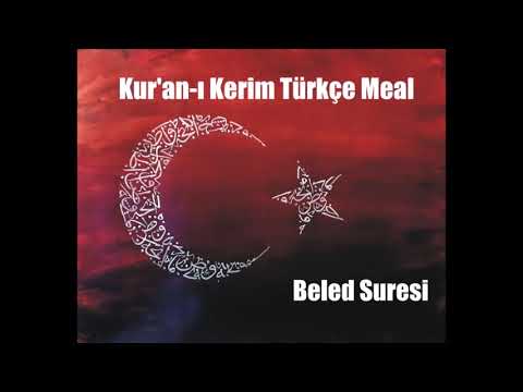 Beled Suresi Kuran ı Kerimin Türkçe Meali