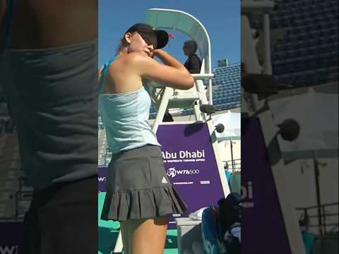Beautiful Elena Rybakina Fixing Hair