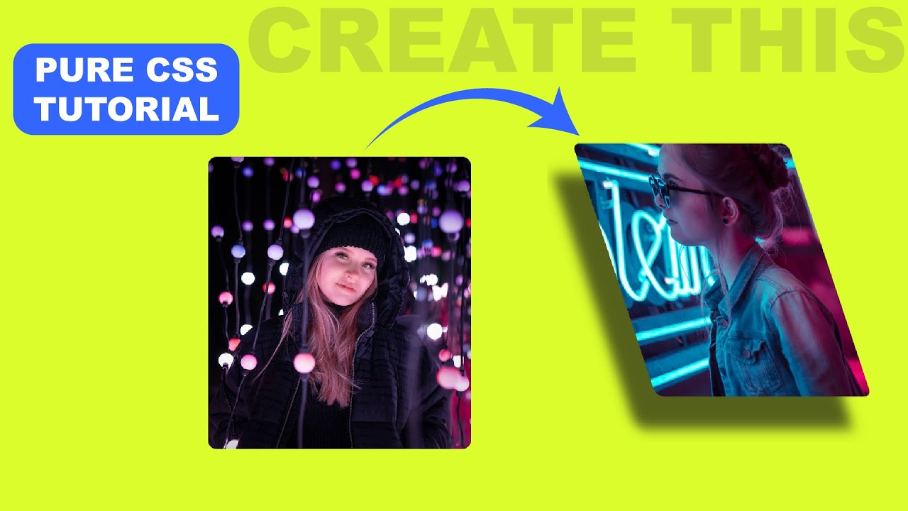 Create AMAZING Image Hover Effects with HTML and CSS! Modern Animation