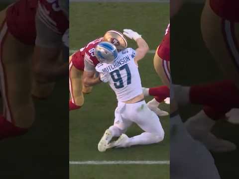 George Kittle absolutely DESTROYED Aidan Hutchinson 🥞 | NBC Sports Bay Area