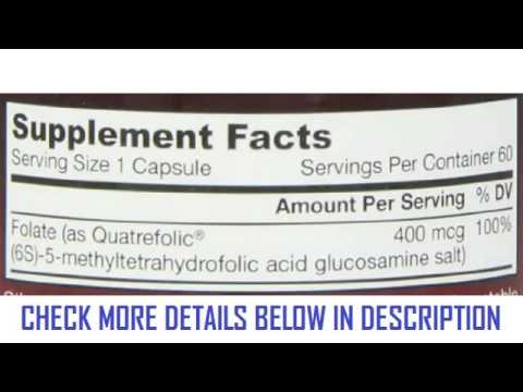 Jarrow Formulas Methyl Folate 5MTHF Nutritional Supplement 400 Mcg 60 Count