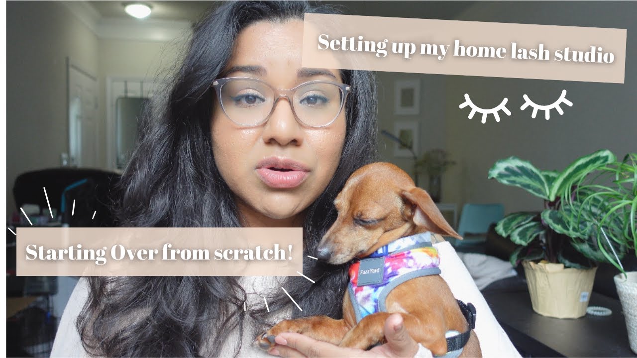 Starting a lash business all over again | Setting my home lash studio | Lash room | Lashing at home