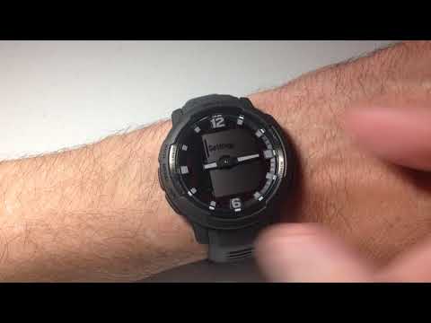 Garmin Instinct Crossover | Check SpO2 with pulse oximeter