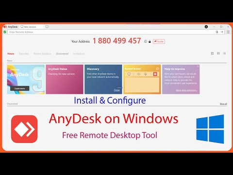 How to Install and Configure AnyDesk on Windows | Free Remote Desktop Tool