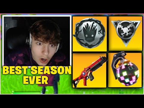 CLIX *FREAKS OUT* After USING ALL MYTHIC WEAPONS Fortnite Season 4! (First Victory Royale ...