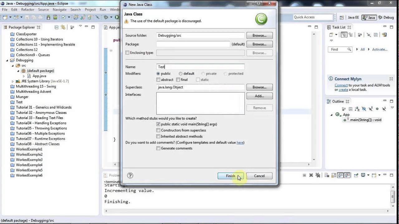 68   Debugging in Eclipse