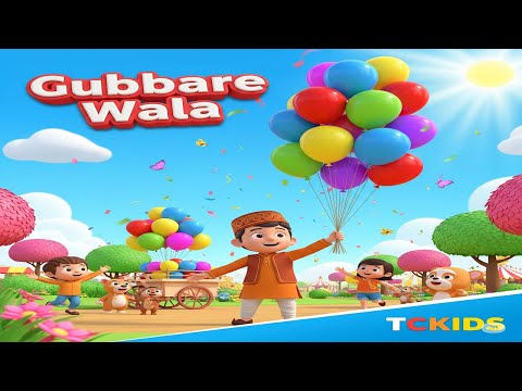Gubbare Wala 🎈 Hindi Nursery Rhymes for Kids | TCKIDS