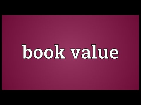 Book value Meaning