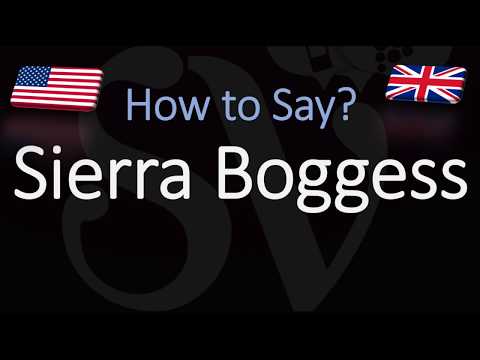How to Pronounce Sierra Boggess? (CORRECTLY)