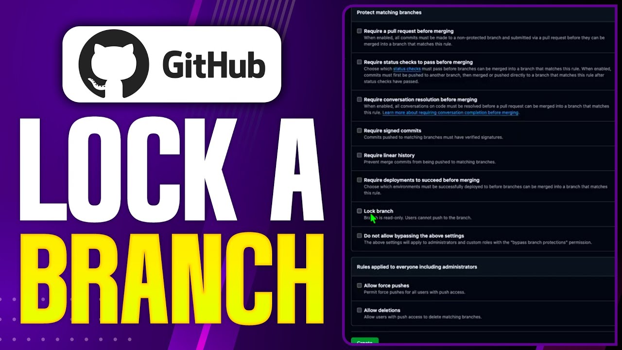 How To Lock Branch On GitHub (2026 Updated Tutorial)