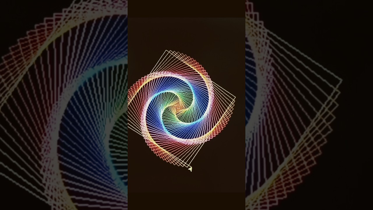 Most Beautiful Python Turtle Graphics Ever 😍 | Python Programming #python #coding