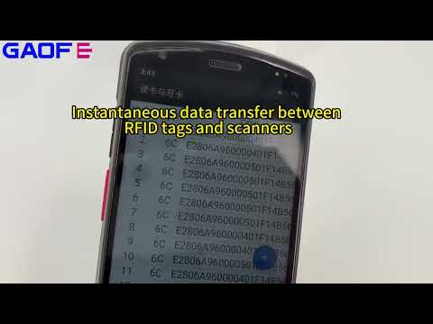 RFID label and scanner #rfid #rfidreader #rfidreader #rfidtag