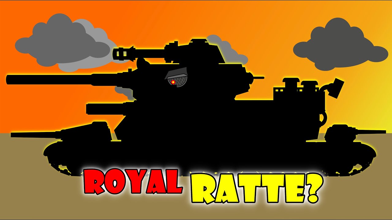 Drawing Royal Ratte Kreuzer - Cartoons About Tanks