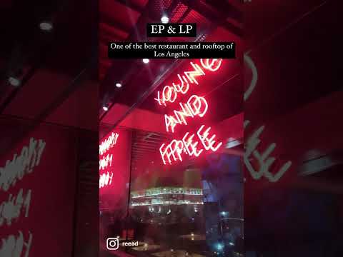 πΊπΈ One of the best restaurant and rooftop of Los Angeles : EP&LP #losangeles #weho