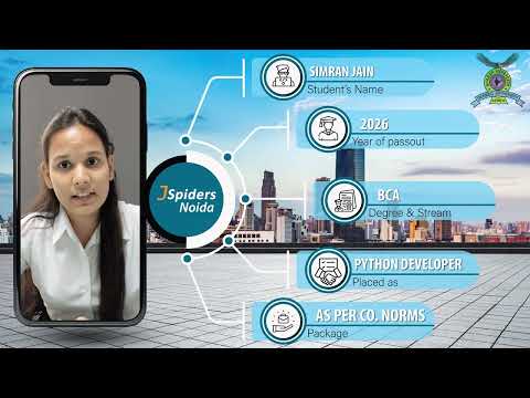 PYTHON DEVELOPER || JSPIDERS NOIDA || PLACED STUDENT REVIEW
