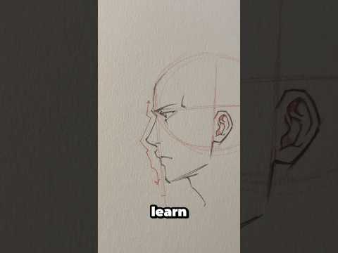 Side profiles rely on character design and style! 🙌🤷♂️ || #art #anime #manga #naruto #shorts
