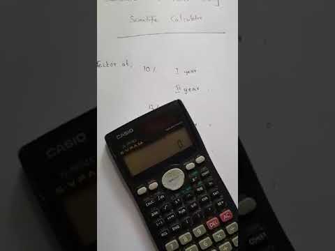 Calculate PV Factor Using Scientific Calculator