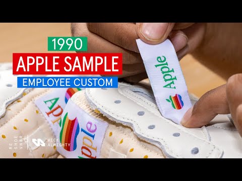 Recreating The Rare 1990 Apple Sample Employee Sneaker