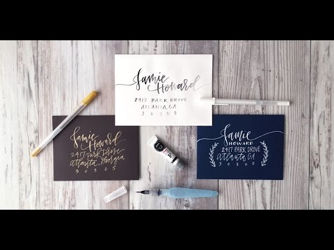 Create a Sophisticated Hand Addressed Envelope