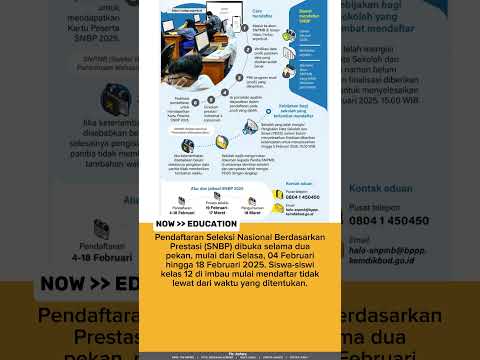 Pendaftaran SNBP di buka selama 2 pekan, mulai dari selasa , 04 Februari hingga 18 Februari 2025.