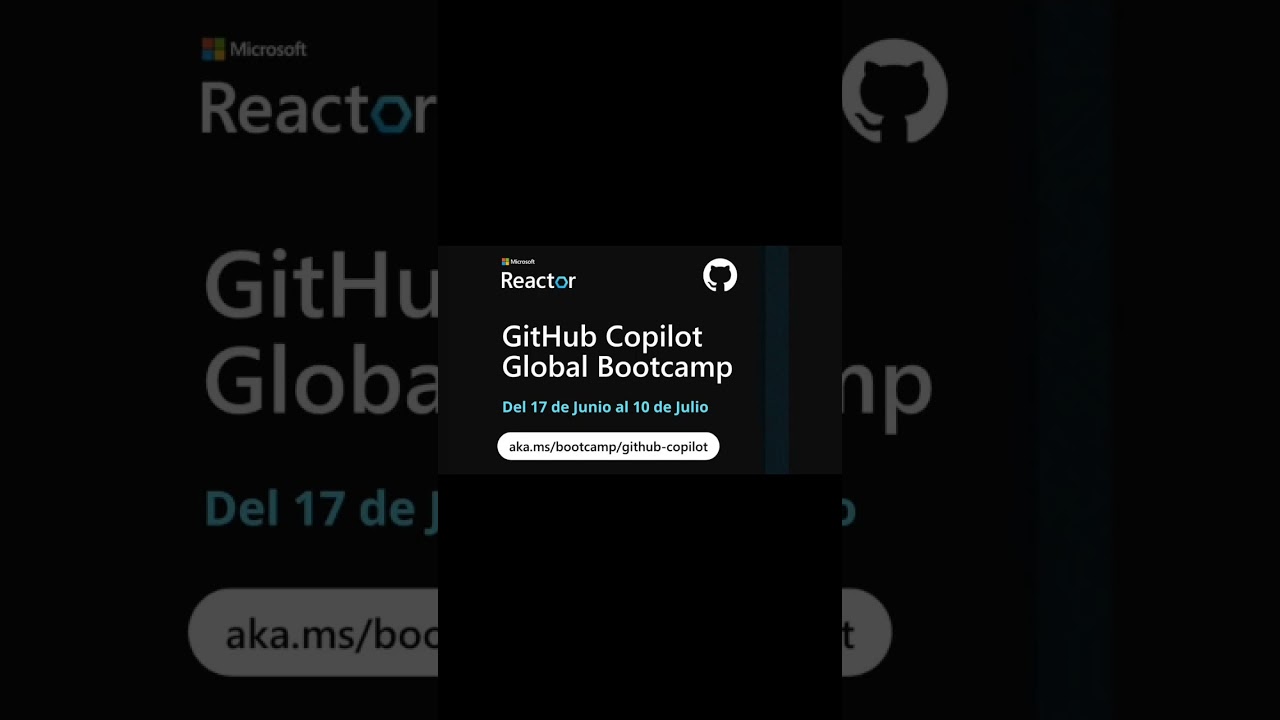 GitHub bootcamp para dominar Copilot.En Español, talleres sin coste:→ aka.ms/bootcamp/github-copilot