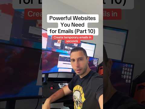Create temporary emails in seconds using this incredible website