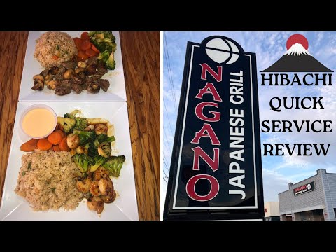 NAGANO JAPANESE GRILL QUICK SERVICE RESTAURANT FOOD REVIEW IN SEVIERVILLE, TN | HIBACHI STYLE