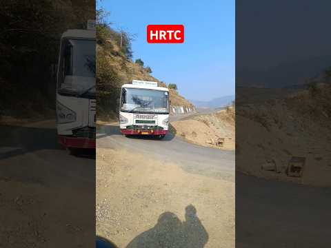 HRTC Dangerous routes in Himachal #shortsfeed #trending #shortvideo #hrtcbus #shorts