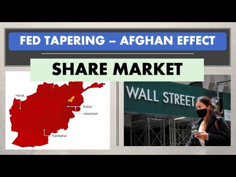 Share Market | Fed Tapering | Afghan Effect Explained | In Hindi
