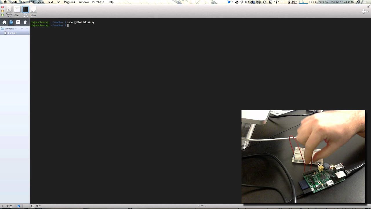Simple Raspberry Pi GPIO Example