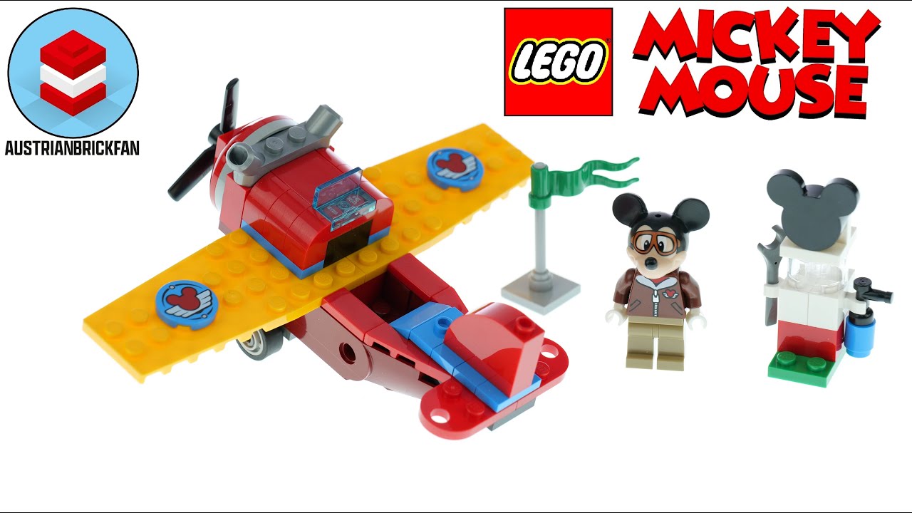 LEGO Disney 10772 Mickey Mouse Propeller Plane - LEGO Speed Build Review