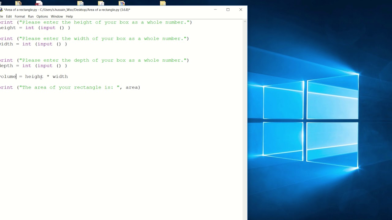 Python - L2 - Arithmetic problems continued - Exercise 2