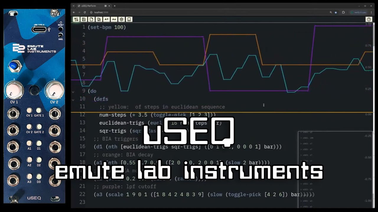 uSEQ - Emute Lab Instruments - Live Chat
