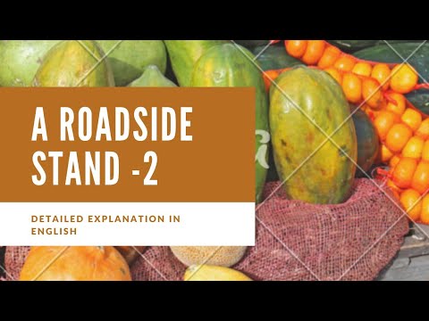 A Roadside Stand part 2 | Detailed Explanation in English | Episode #13