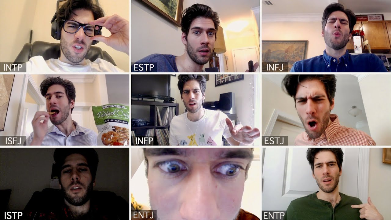 16 Personalities on a Zoom Conference Call