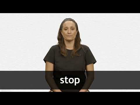 English Translation of “STOP” | Collins French-English Dictionary