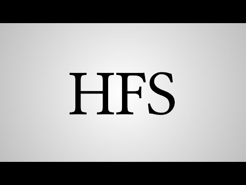 What Does "HFS" Stand For?