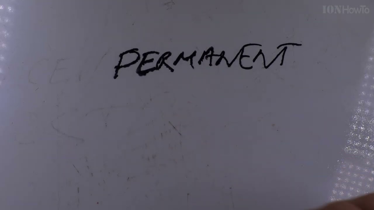 Dry Erase Whiteboard Marker vs Permanent Marker Differences