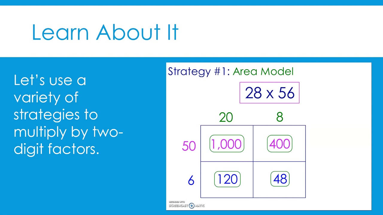 BCPS Teacher Lessons - Grade 4 Bridges Math Ep 6 5-27-20