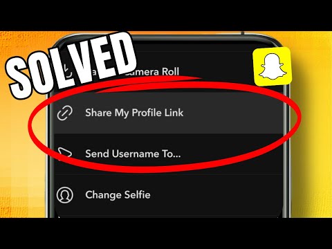How to share link on snapchat