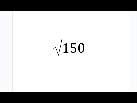 How to Find Square Root of 150 / Square root of a non perfect square number / Square Root of 150