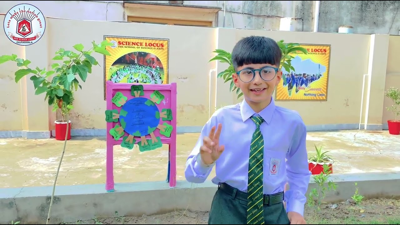 Importance of Trees || Well Explained by our little champ of class 4h || SCIENCE LOCUS SCHOOL