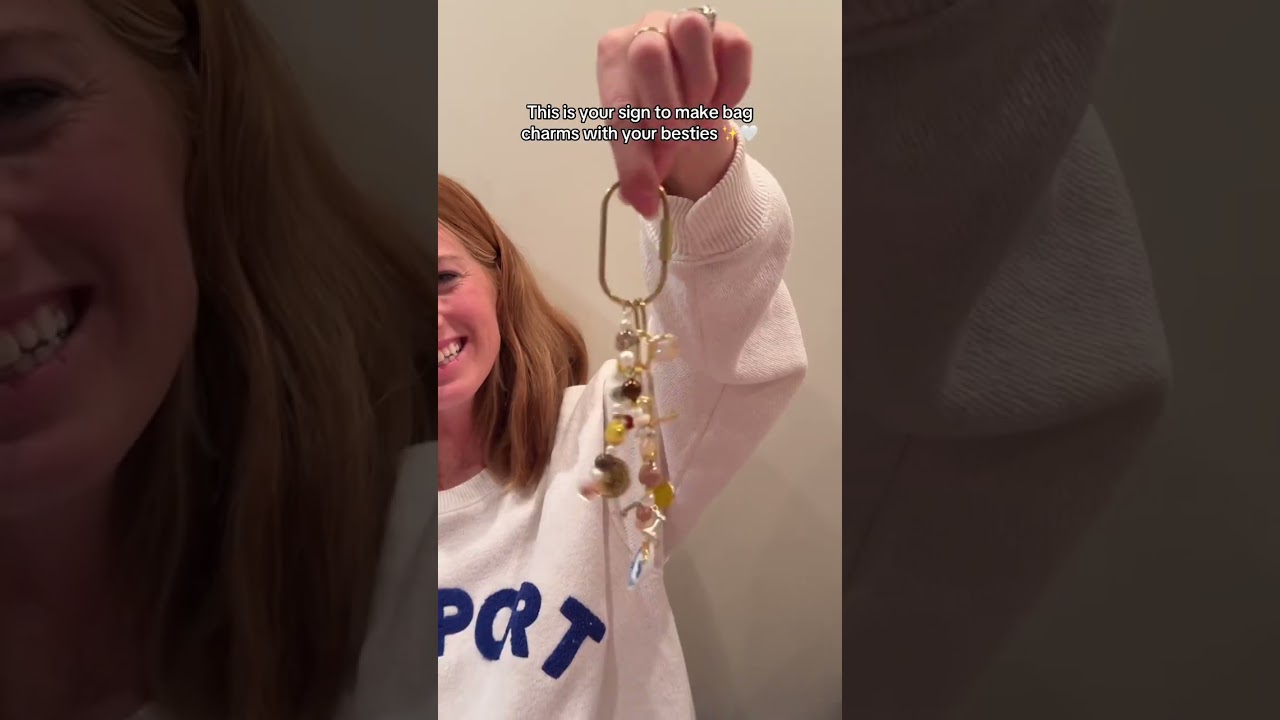 How to make bag charms!!! Full step by step tutorial on main bag ✨🤍 #bagcharms #charm #bagcharm