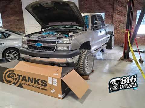 816 Diesel S&B Duramax 62 gallon Tank overview, tips,and tricks! 2006 LBZ 01-10 fuel tank