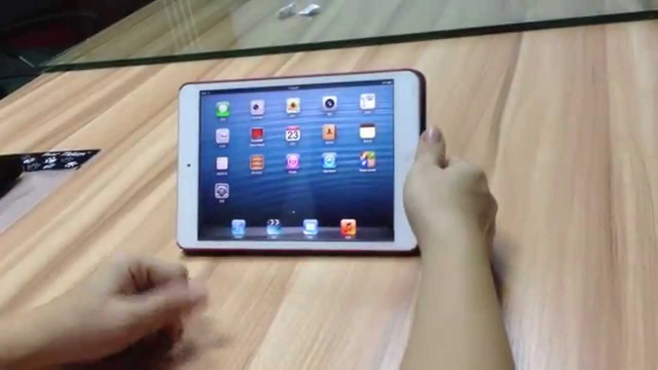 Bear Motion 100% Brazilian Buffalo Leather Folio Case for iPad Mini