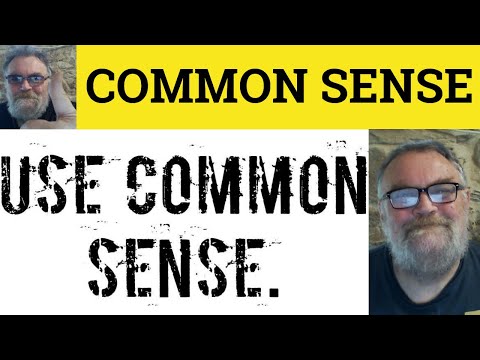 🔵 Common Sense Meaning - Common Sense Examples - Common Sense Defined - Vocabulary - Common Sense