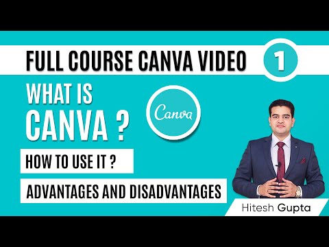 What is Canva and How does it Work | How to Use Canva for Beginners in Hindi | Canva Course FREE